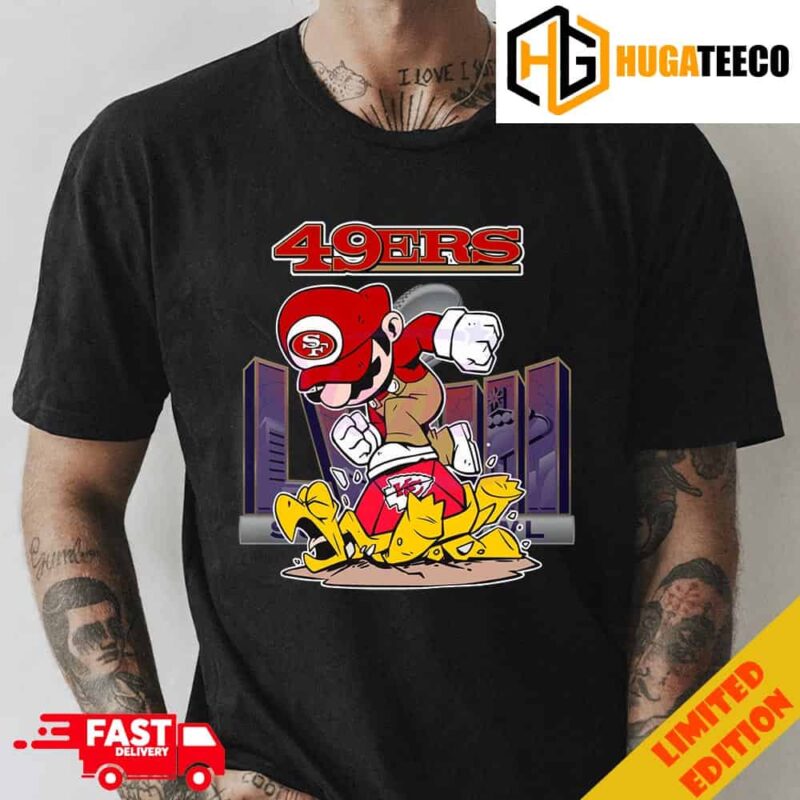 Funny San Francisco 49er x Mario Kicks Koopa Troopas Congratulations ...