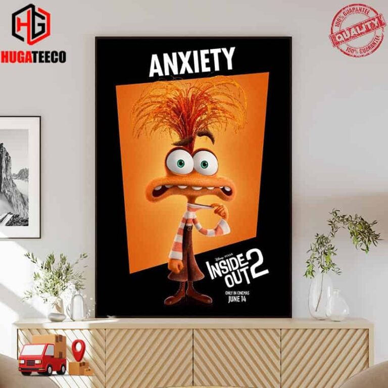 Anxiety Character In Inside Out 2 Only In Cinemas June 14 Poster Canvas ...