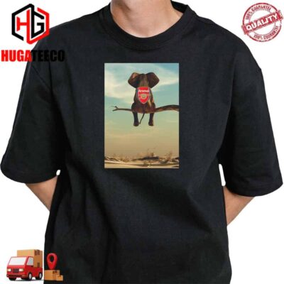Arsenal Elephant Is back On Top Of The Tree Meme T-Shirt - Hugateeco