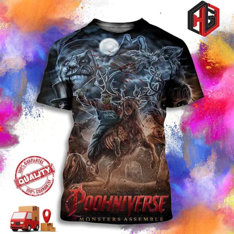 Official Poster For Poohniverse Monster Assemble 2025 3D T-Shirt ...