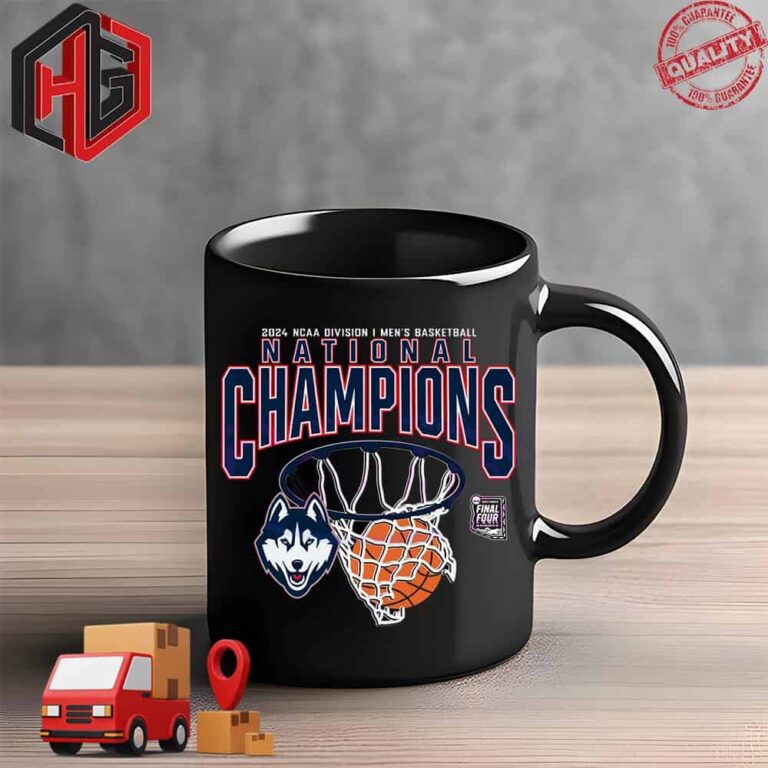 2024 NCAA Mens Basketball National Champions Uconn Ceramic Mug - Hugateeco