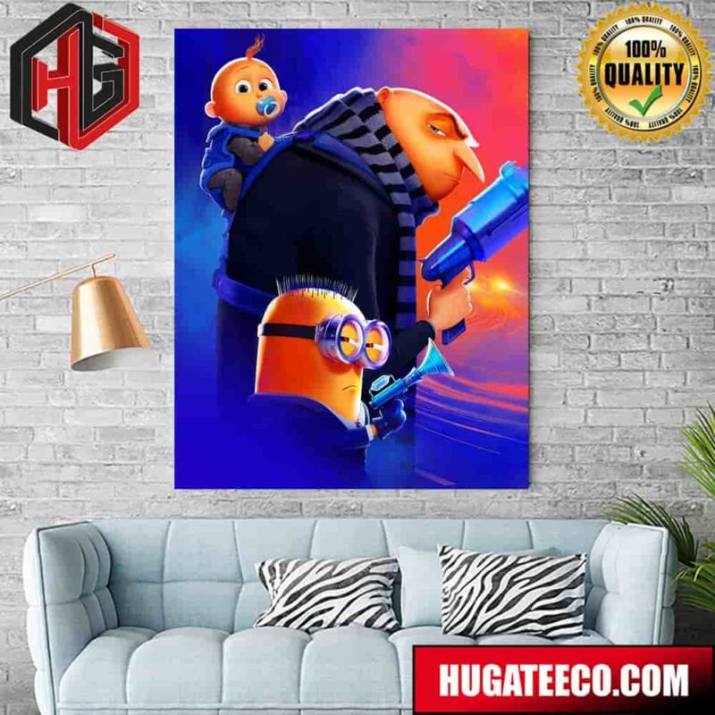 New Poster For Despicable Me 4 Release At Theaters On July 3 2024 ...