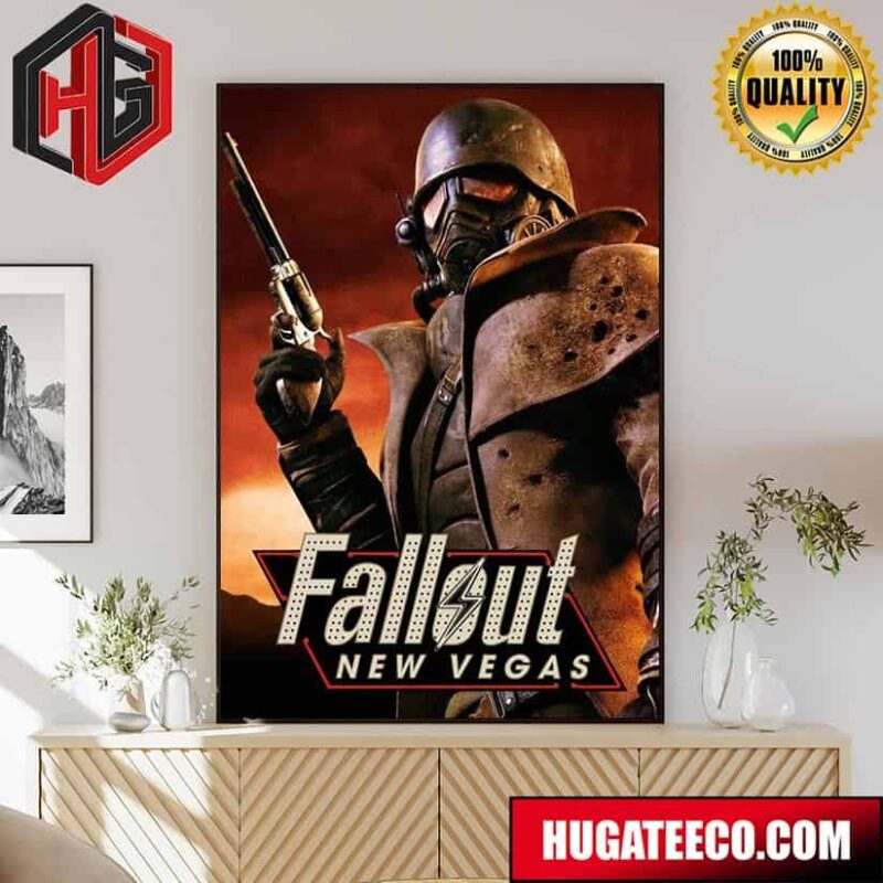 Official Poster For Fall Out New Vegas Poster Canvas - Hugateeco