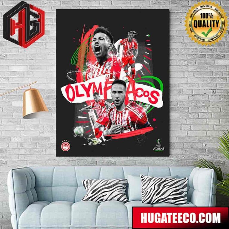 Olympiakos FC UEFA Europa Conference League Champions 2023-24 Home ...