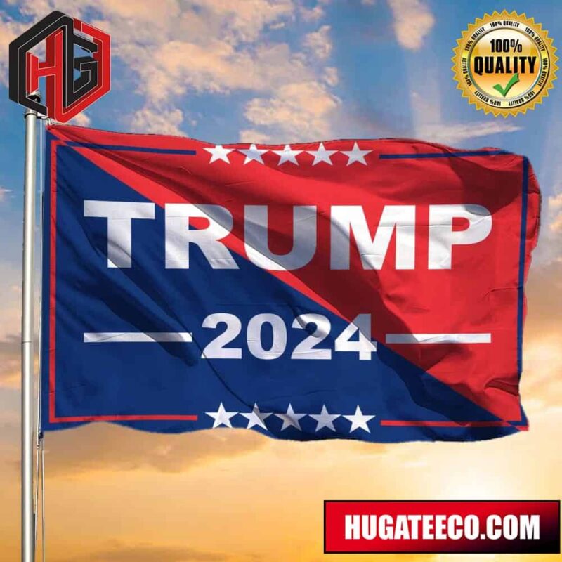 Trump 2024 Flag Made In USA Trump 2024 Merchandise Campaign For ...