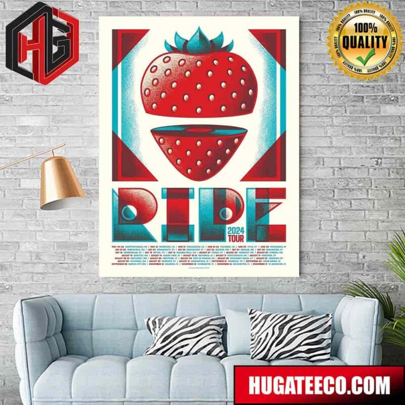 New 2024 Tour Poster For Ripe Band Schedule List T-Shirt - Hugateeco