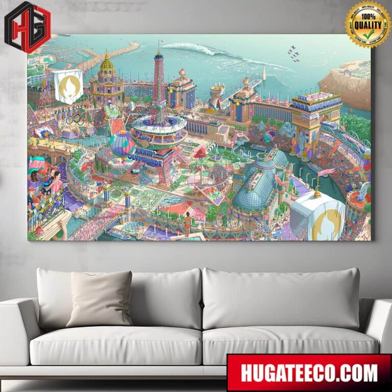 Olympics The Iconic Paris 2024 Posters By Illustrator Ugo Gattoni Are ...