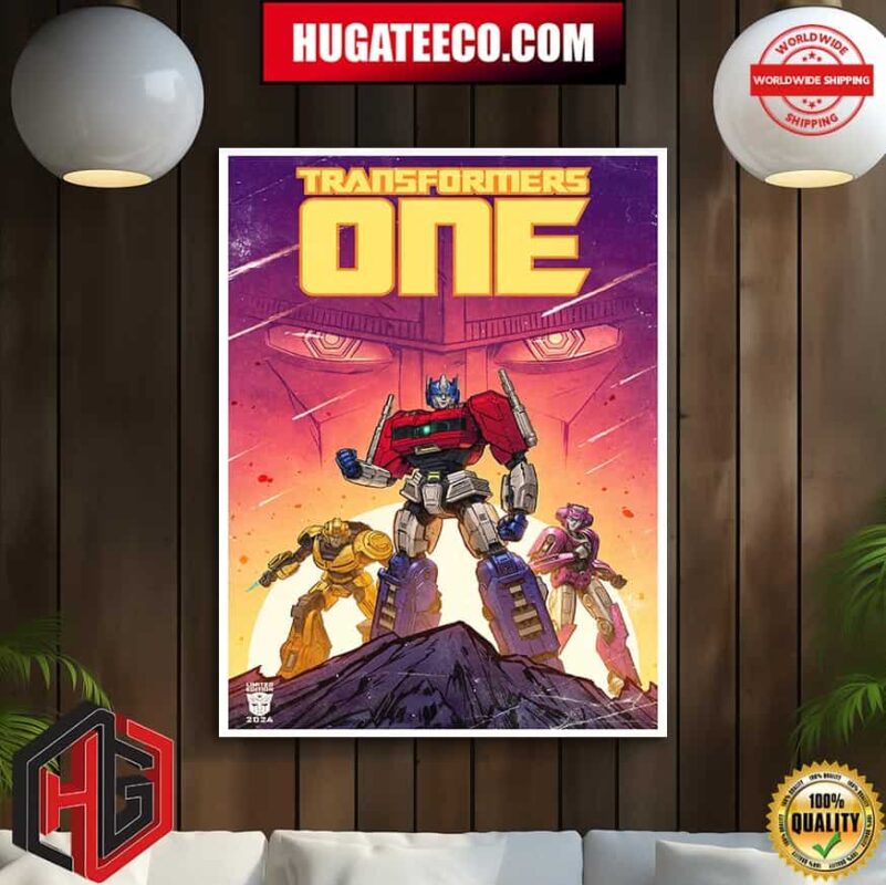 Official Poster For Transformers One Built Like Brothers Forged Into ...